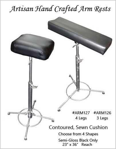 Arm Rests adjustable, for tattoo