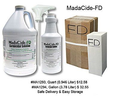 MA1293, MA1294 MadaCide-FD Germicidal