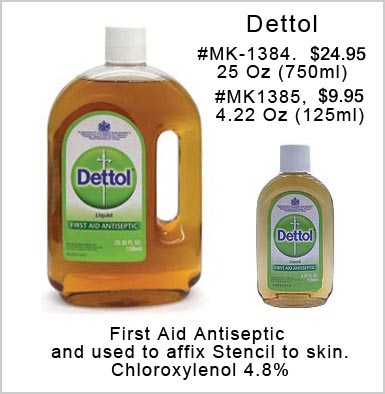 MK1385, MK1384, Dettol First Aid Antiseptic