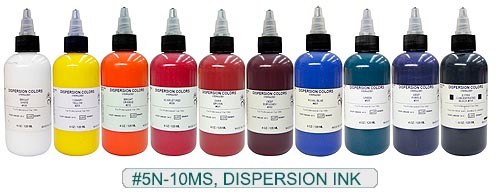 Dispersion Tattoo Ink 10 Major Colors #5N10MS
